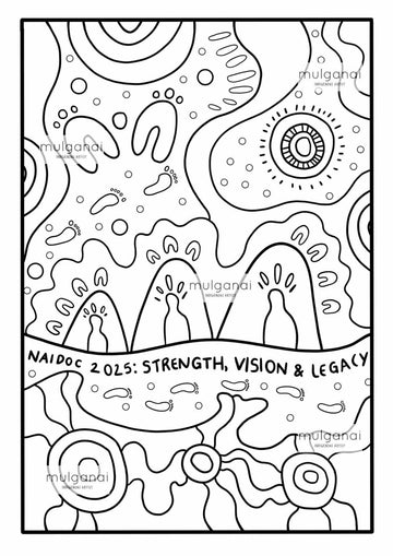 FREE INDIGENOUS COLOURING-IN DESIGNS – Mulganai